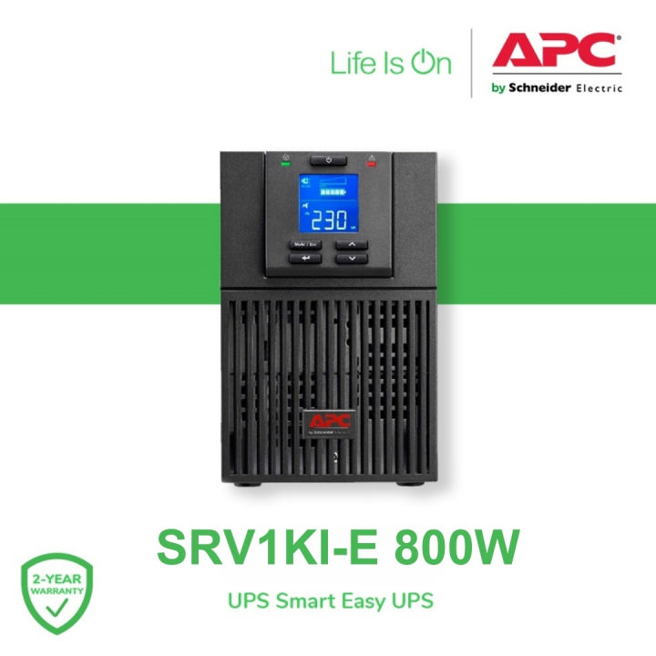 APC SRV1KI-E Smart-UPS Easy UPS SRV 1000VA 230V 900 Watts UPS | UPS Good for Gaming | Gaming UPS ...
