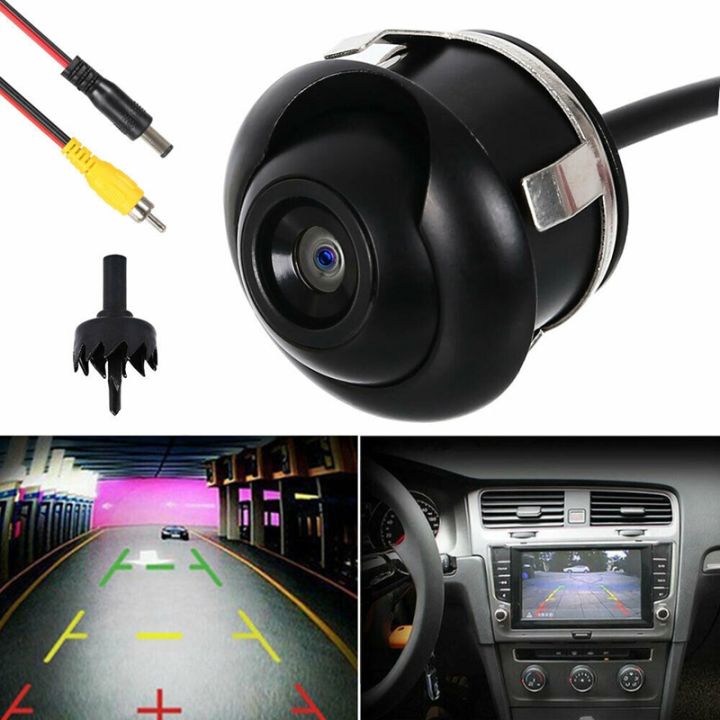 360° HD Car Rear Front View Reverse Back Up Reversing Camera Waterproof ...