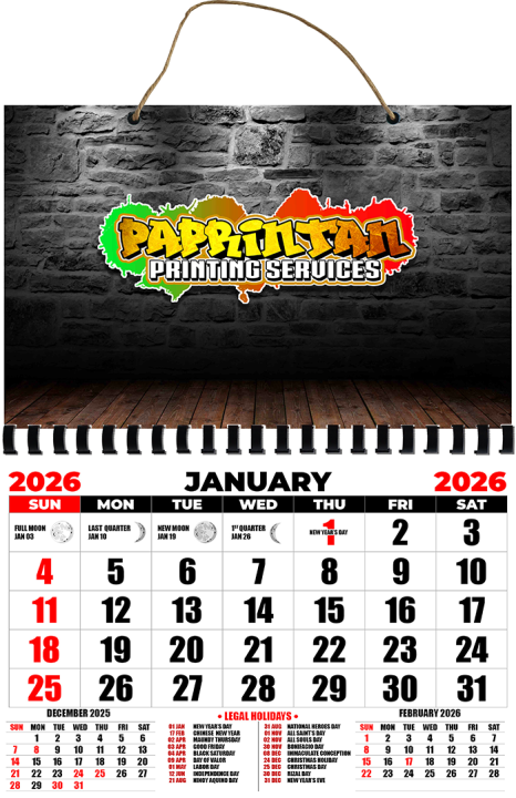 Personalized 2026 Family Photo Wall Calendar | Lazada PH