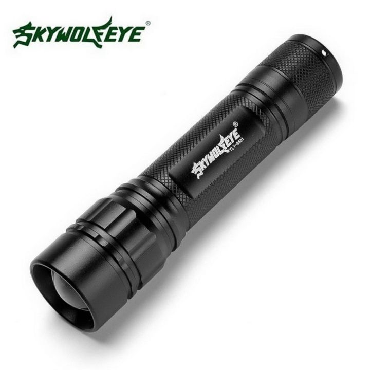 Skywolfeye Flashlight Focus 3000 Lumens 3 Modes T6 LED 18650 Flashlight Torch Lamp Powerful VEJ93 P30 Rechargeable Flashlights Lazada Singapore