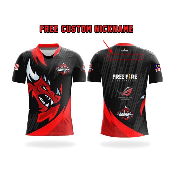 Jersey Esport Gaming Free Fire PUBG Mobile Legend T Shirt | Lazada PH