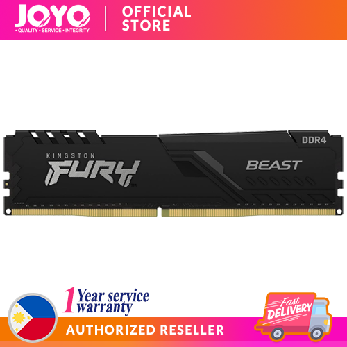 KINGSTON HYPER X FURY BEAST 16GB DDR4-3200MHZ W/HEATSINK MEMORY MODULE ...