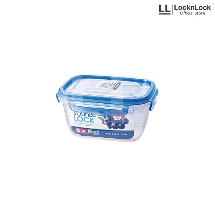 LocknLock Soundlock Rectangular Container 850ml - LEP532 | Lazada Indonesia