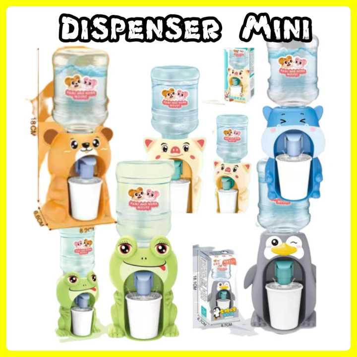 MINI DISPENSER GALON AIR MINUM ANAK ANAK KARAKTER LUCU LUCU MAINAN ...
