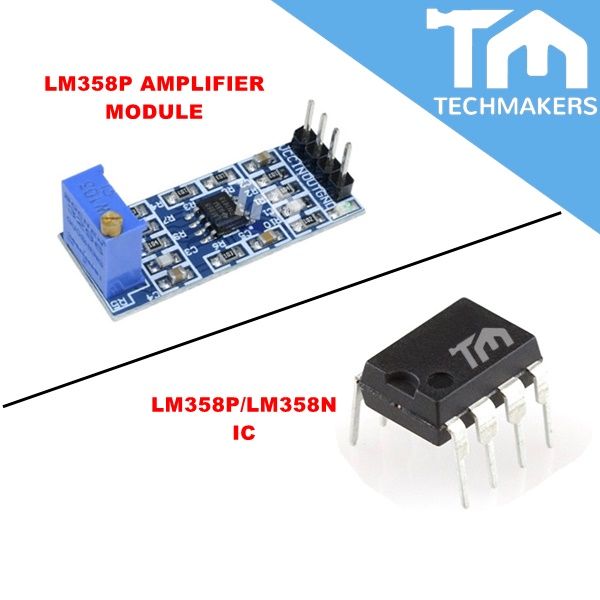 LM358P LM358N Dual Operational Amplifier Op-Amp DIP IC 8-Pin Adjustable Amplification Module ...