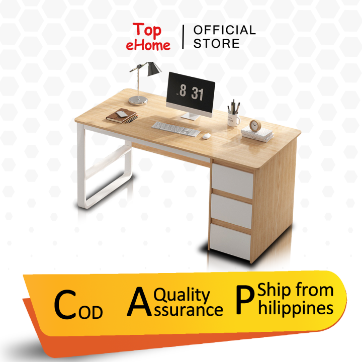 Topehome Simple Modern Desk Computer Desk Study Table With Drawer ...