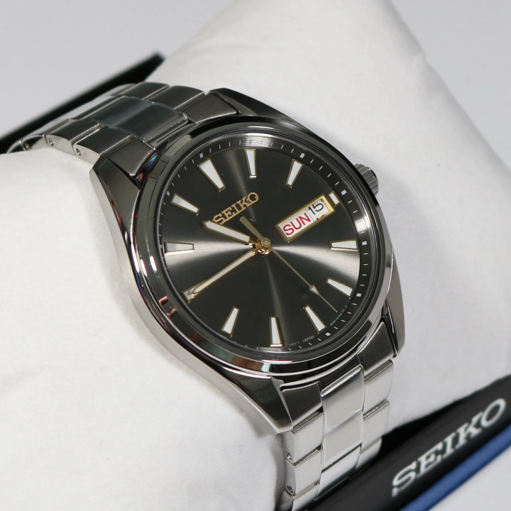 Seiko Quartz Black Dial Stainless Steel Watch SUR343P1 | Lazada PH