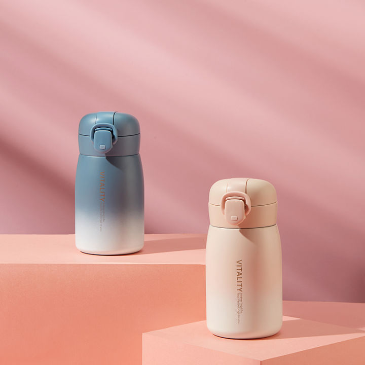 Valueder กระติกน้ำเด็กเก็บอุณหภูมิ ขวดน้ำขนาดเล็ก เก็บความเย็น เก็บความร้อน 270ml | Lazada.co.th