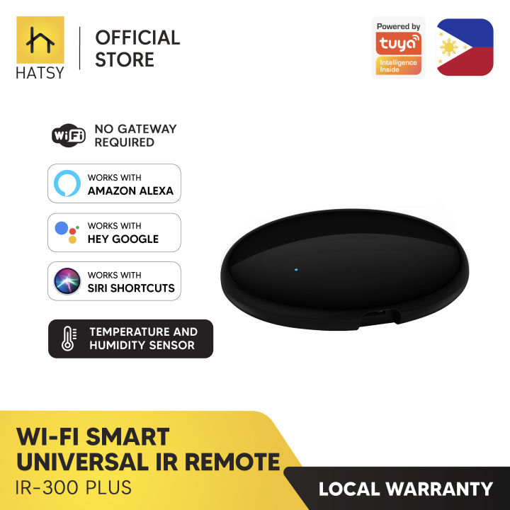 HATSY - Smart Wi-Fi Universal IR Remote, Built-in Temperature ...
