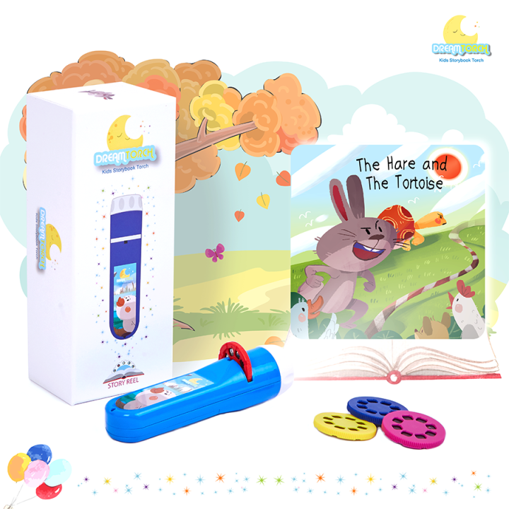 ไฟฉายนิทาน ไฟฉายเล่านิทาน โคมไฟเล่านิทาน Dreamtorch ของเสริมพัฒนาการ ...