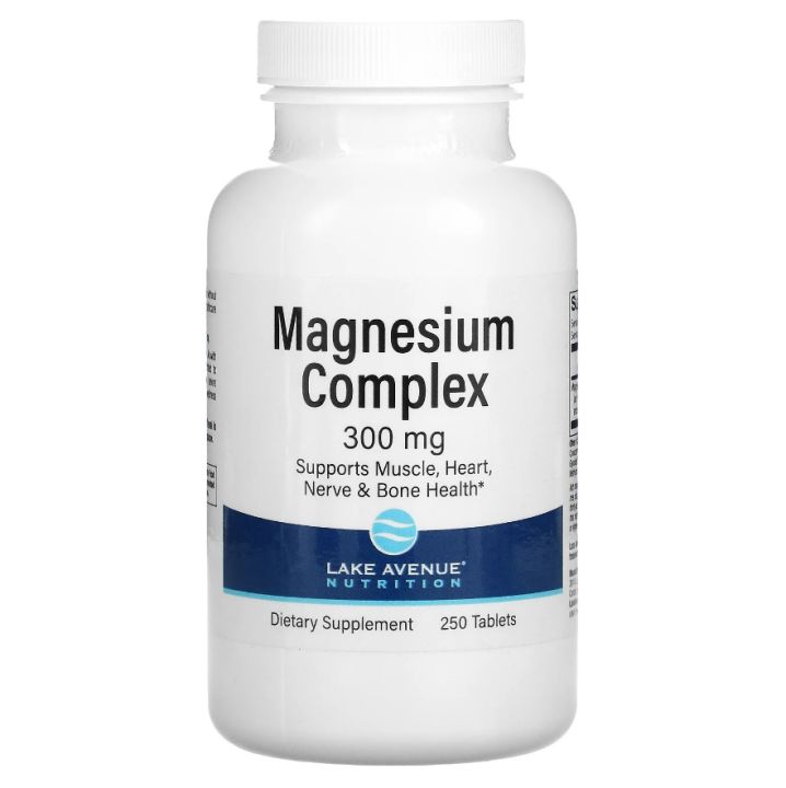 Expiration: April 2025 | Lake Avenue Nutrition, Magnesium Complex, 300 ...