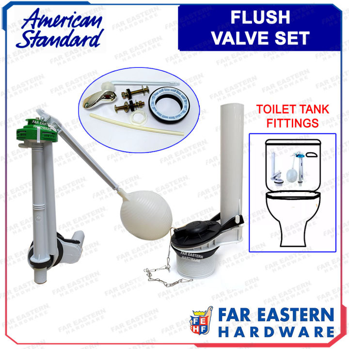 American Standard Toilet Flush Valve Tank Fitting Set | Lazada PH