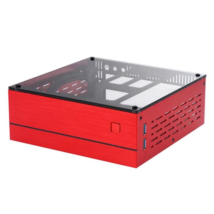 【Good medias】【Ready Stock】B01 Mini ITX Computer Case Chassis Aluminum ...