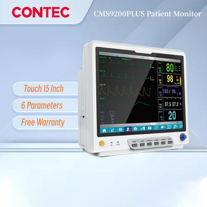 CONTEC CMS9200PLUS Touch Big Screen 15 Inch Patient monitor ICU Vital ...