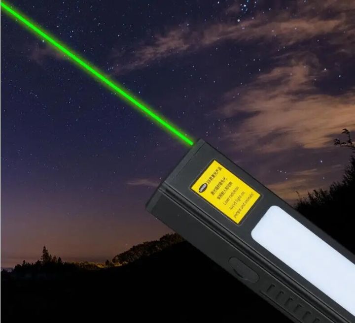 NEW High Powerful Blue LED Torch 450Nm 50000M Pen Flashlight 1600 ...