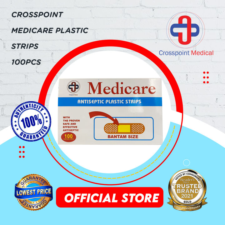 Medicare Antiseptic Plastic Strips 100pcs/pack | Lazada PH
