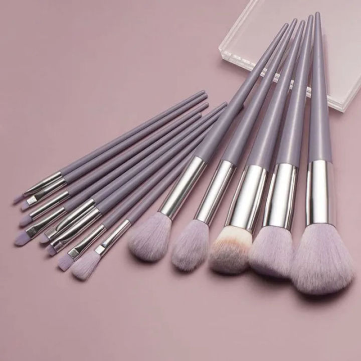 Kuas Make Up Set 13 IN 1 Mini Travel Tools Set Paket Kuas Make Up Brush ...