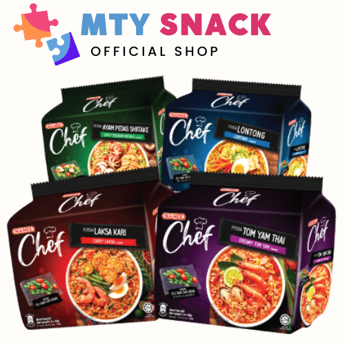[MTY] Mamee Chef Instant Noodles (Bundle) 82/95gm x 4's | Lazada