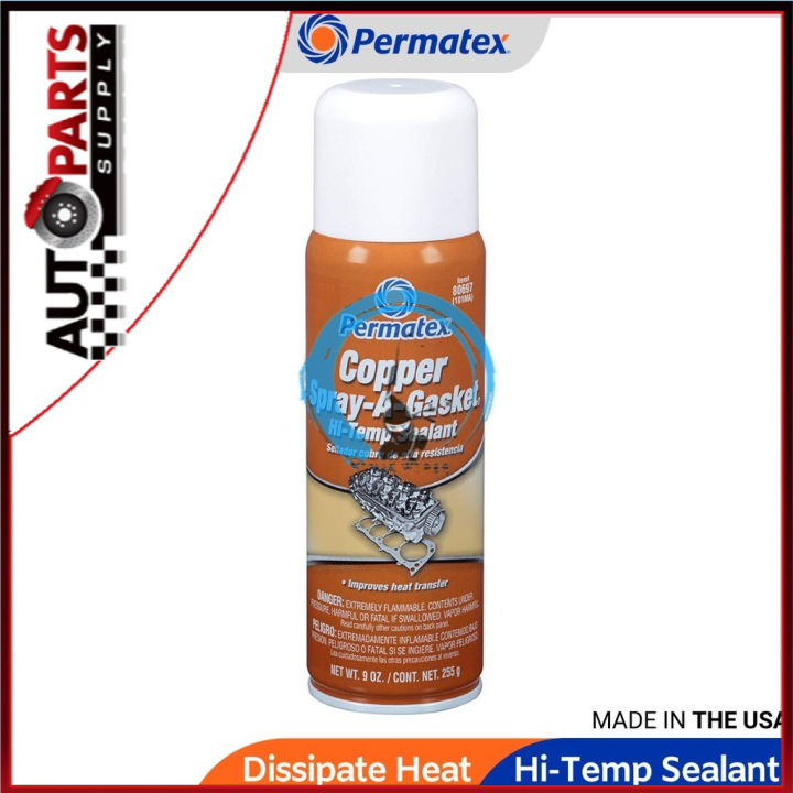 PERMATEX COPPER SPRAY-A-GASKET HI-TEMP SEALANT | Lazada