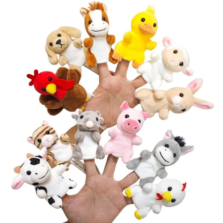 YOUSHI TOP Role Play Finger Puppet Storytelling Farm Animal Puppets ...