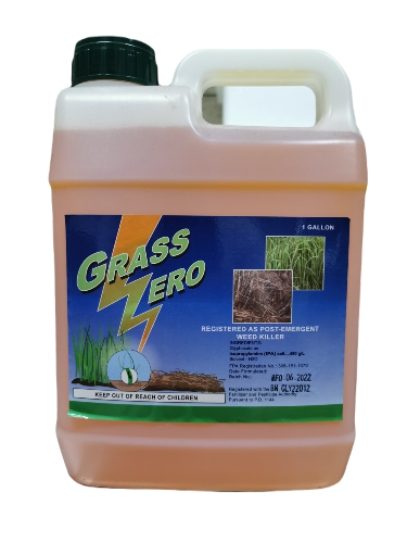 GRASS ZERO WEEDKILLER GLYPHOSATE 480 SL NON SELECTIVE HERBECIDE 1 ...