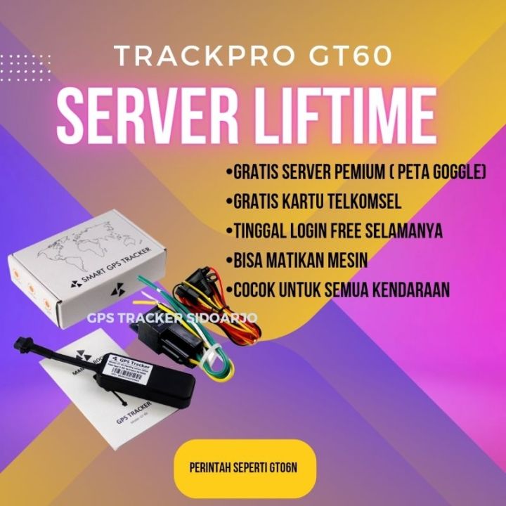 gps tracker gt60 free server liftime trackpro free kartu gps | Lazada Indonesia