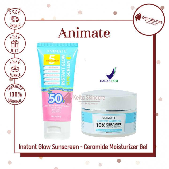 Animate Instant Glow Sunscreen 5 Protection | Barrier Warrior 10X ...