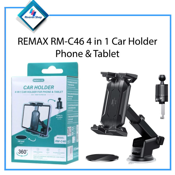 REMAX RM-C46 4 in 1 Car Holder Phone & Tablet | Lazada Singapore