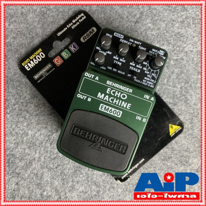 BEHRINGER EM600 เอฟเฟคกีต้าร์ Echo Machine เอฟเฟคเสียงเอคโค EM-600 EM ...