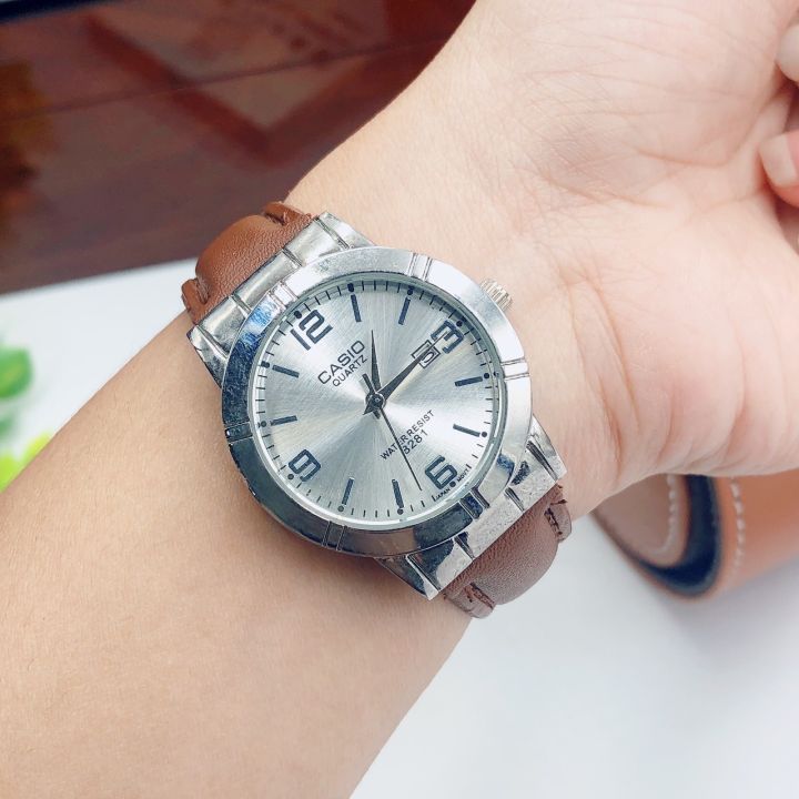 watchtime นาฬิกาข้อมือ สายหนัง คาสิโอ้ หน้าปัด 30 มม.มีวันที่ พร้อมส่ง ...