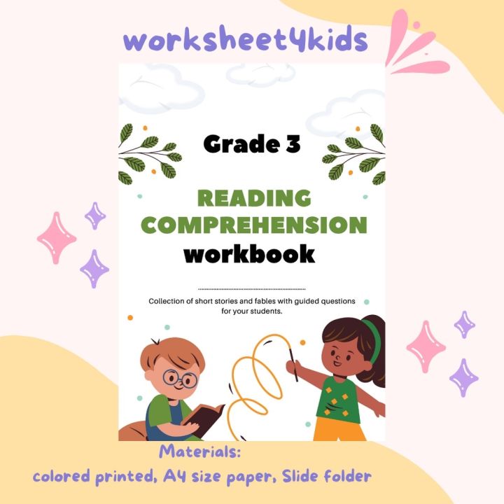 65 PAGES GRADE 3 READING COMPREHENSION ACTIVITY SHORT STORIES AND ...