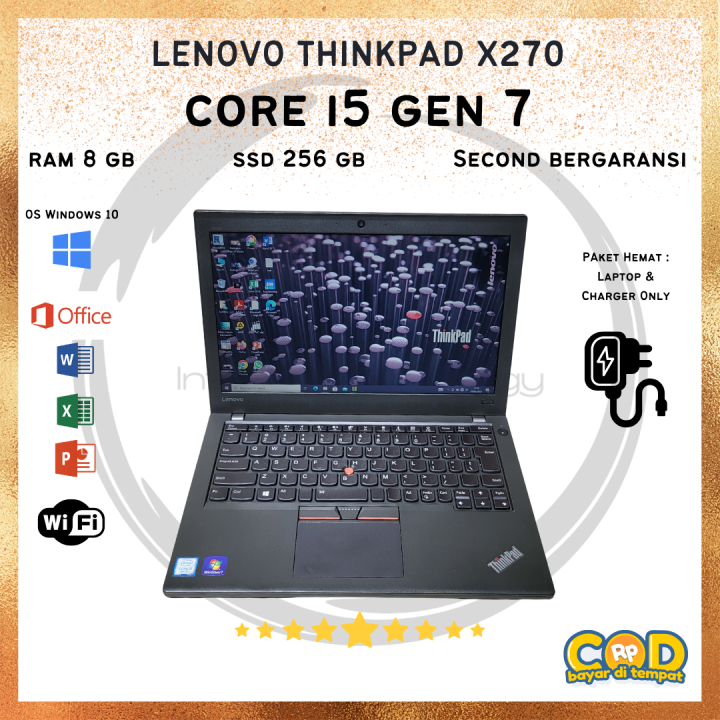 laptop 2jutaan Lenovo Thinkpad X270 Core i5 Gen 7 | Lazada Indonesia