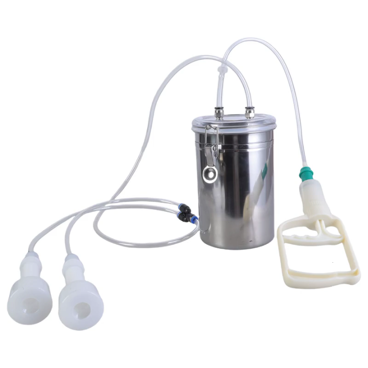 Portable Goat Milking Machine Breast Pumps Hand Vacuum Plastic Sheep ...