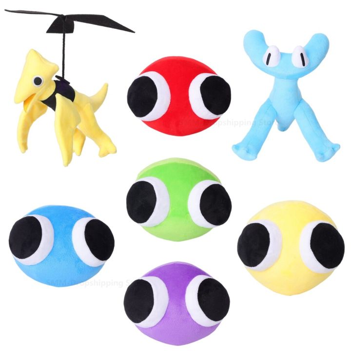 Rainbowed Friends Cyan Plush Toys Chapter 2 Blue Cartoon Anime Game ...