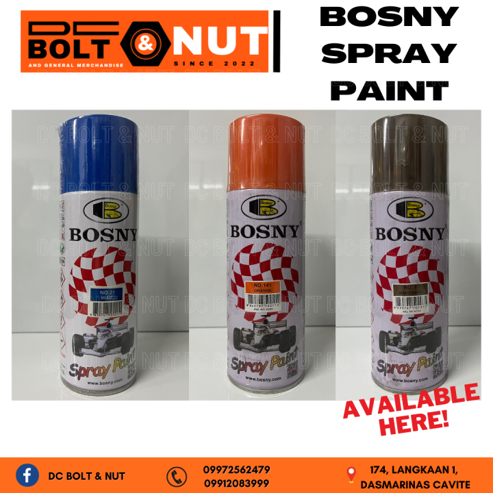 (Genuine) Bosny Colored Acrylic Spray Paint | Lazada PH
