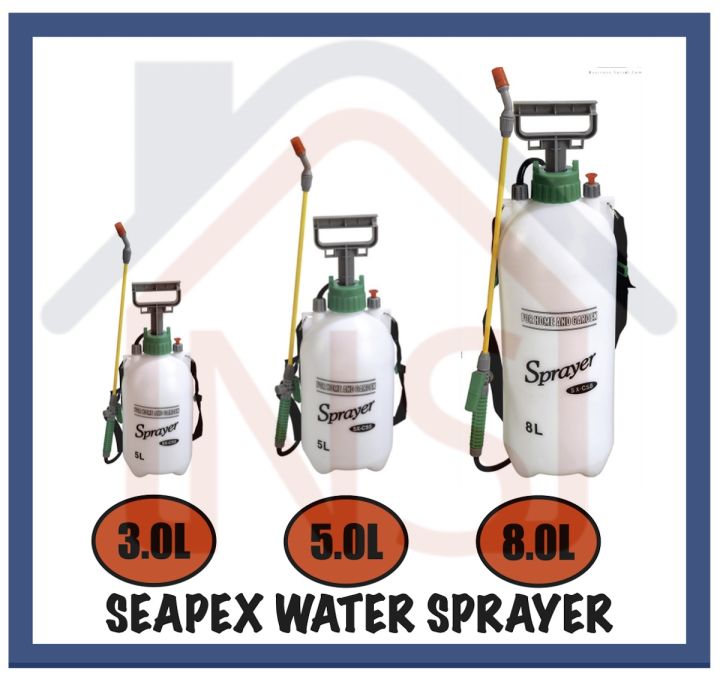 SEAPEX Household Water Pressure Sprayer Water Jet Spray Pump (3L 5L 8L) | Lazada Singapore