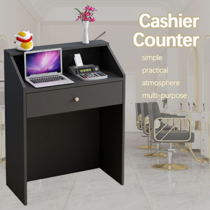 Simple checkout counter Supermarket checkout desk Company front desk ...
