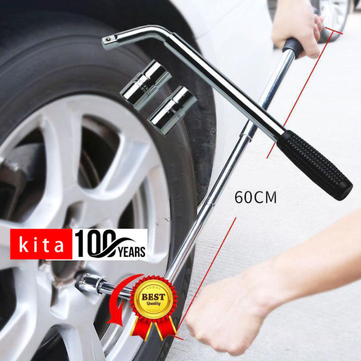Drive L Bar 1/2" Wheel Master Wrench Set Wheel Brace kita100years ...