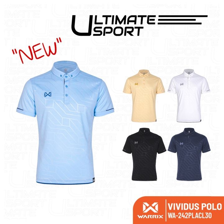Warrix เสื้อโปโลวาริกซ์ วอริกซ์ รุ่น Vividus แขนสั้น คอปก ใส่สบายไม่ ...