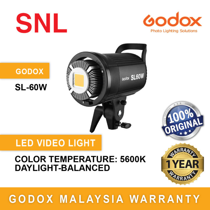 Godox SL-60W LED Video Light (Daylight-Balanced) | Lazada