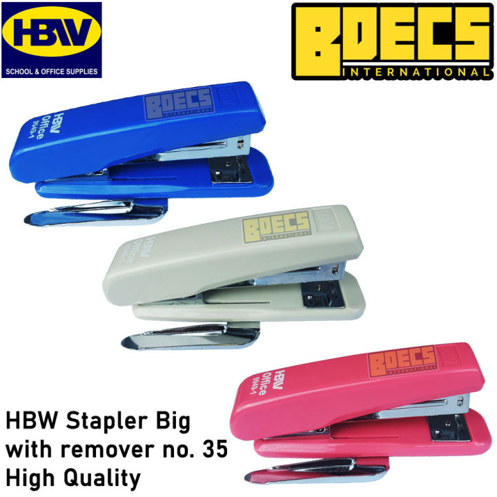 HBW Stapler with Remover Big Size 26/6 no. 35 High Quality Original ...