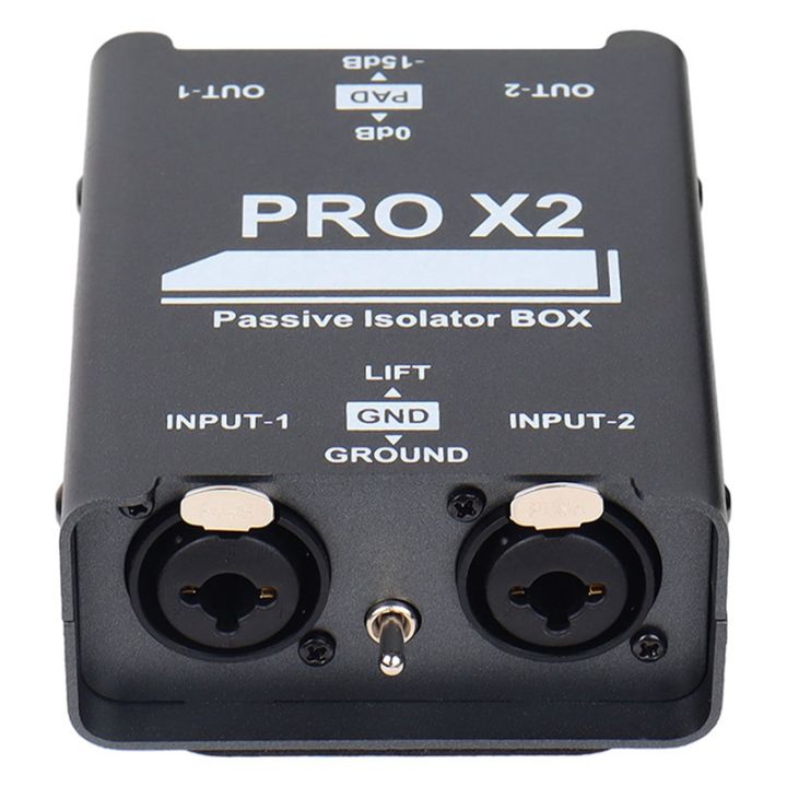 New 2-Way Audio Isolator, Audio Current Eliminator, XLR 6.5, Permalloy ...