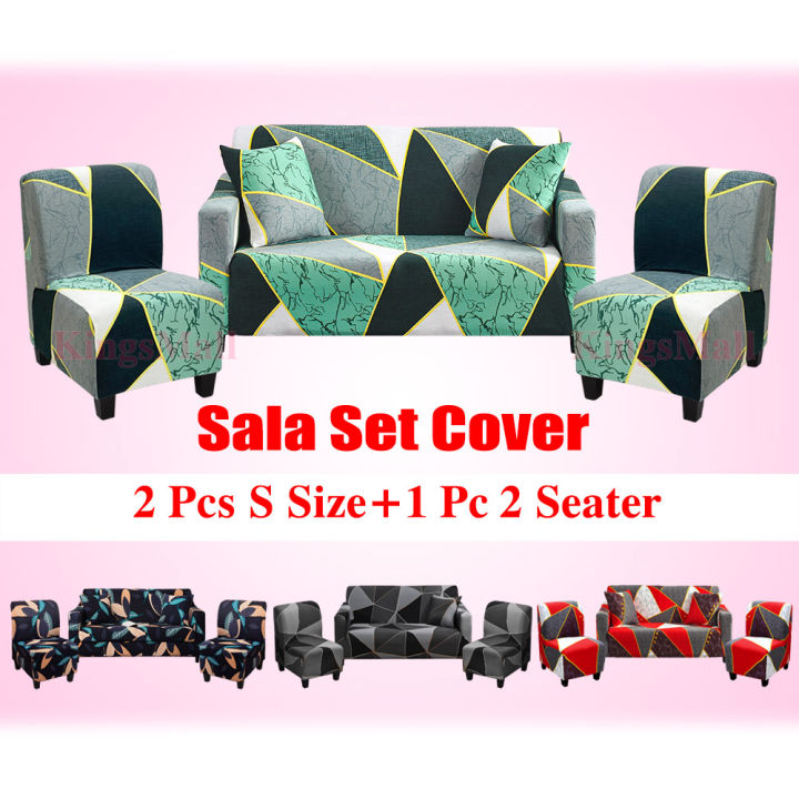 Sala Set Sofa Cover of 3 Pcs Sofa Covers 2 Small Armless Sofa Cover and ...