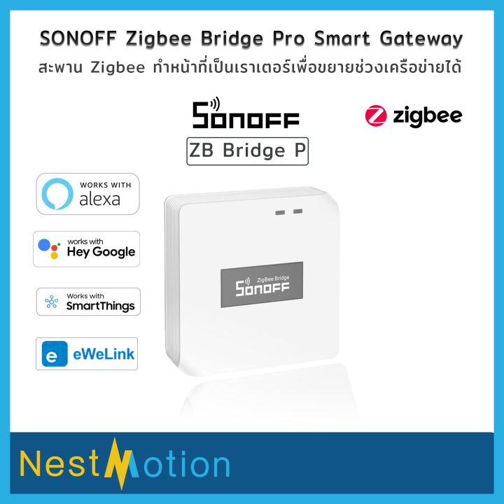 SONOFF Zigbee Bridge Pro เชื่อมผ่าน Ewelink app สะพานZigbee Sonoff ...