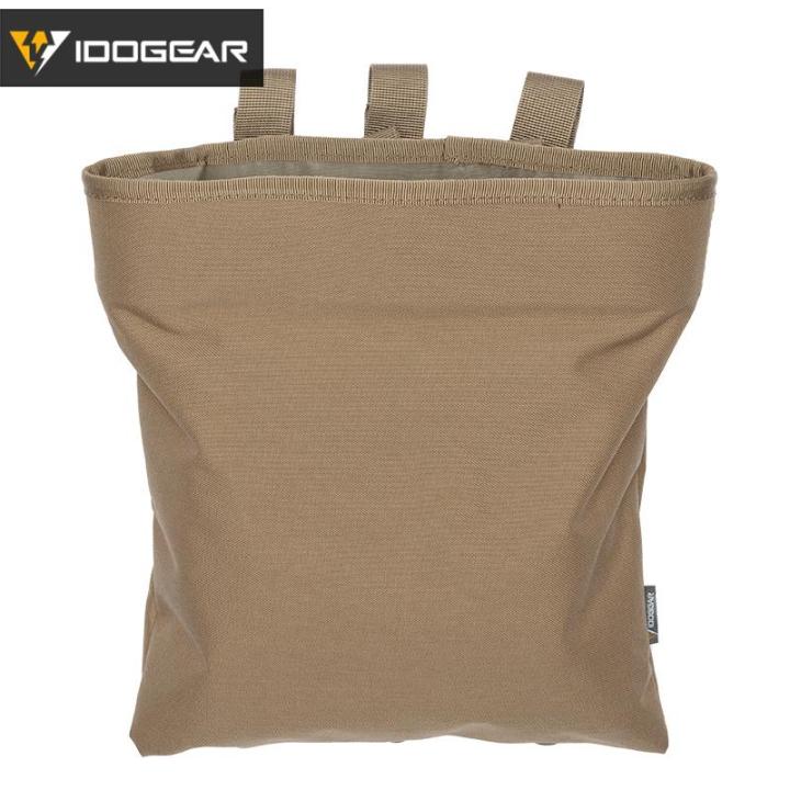 IDOGEAR MOLLE Magazine Dump Pouch Tactical Mag Drop Pouch Recycling Bag ...