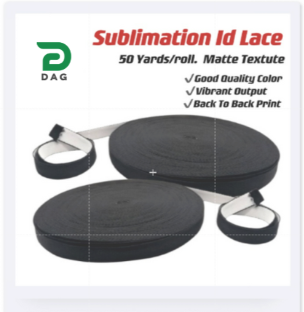 Sublimation Lanyard ID Lace Black & White(matte)50yard | Lazada PH