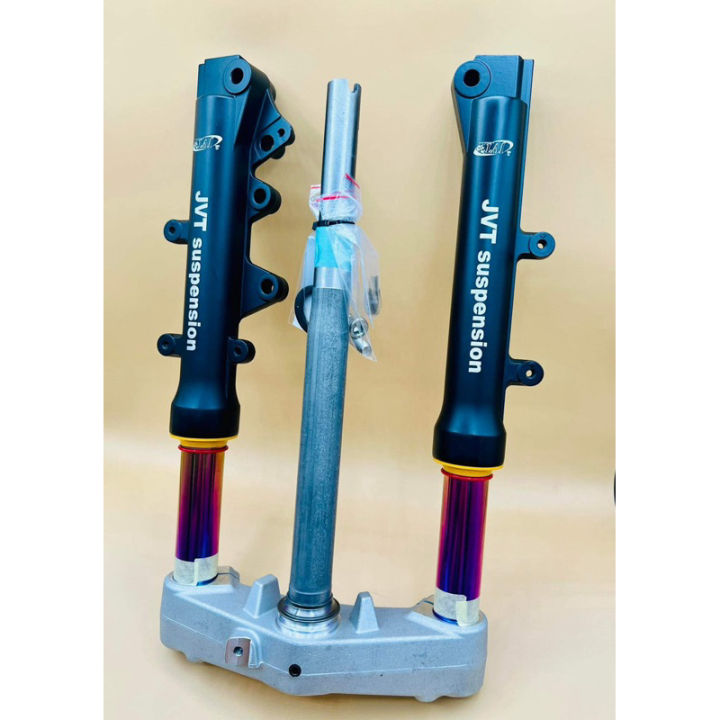 2025JVT Front Shock for Nmax V1/Nmax V2 33mm / Aerox titanium/gold2026 ...