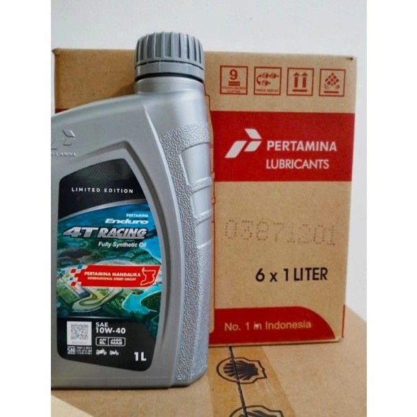 OLI MOTOR ENDURO RACING 4T 10W-40 1 LITER OLI MESIN MOTOR PERTAMINA ...