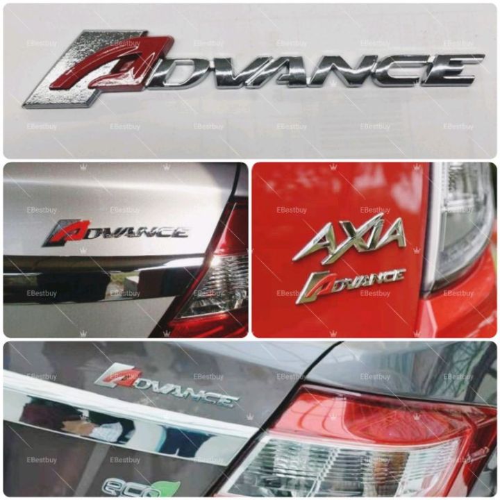 Premium Perodua Logo Emblem Extreme 1.5 Advance Advanced Version Myvi ...