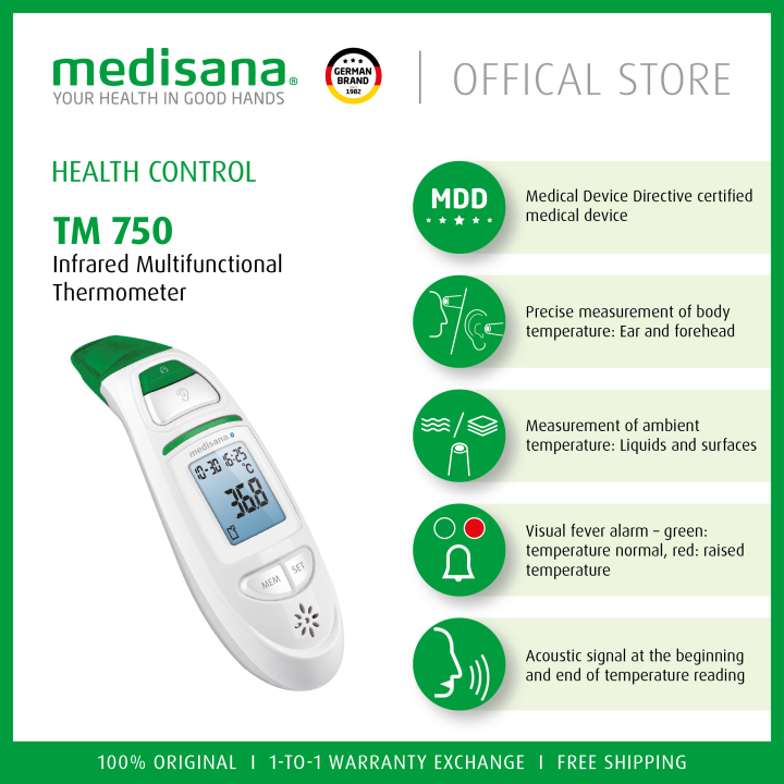 Medisana Tm 750 Infrared Multifunctional Thermometer Tm750 Lazada